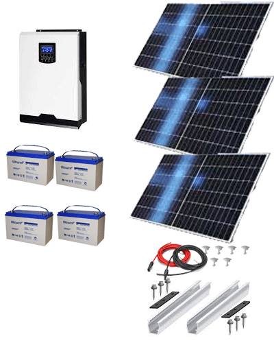 Energia Solar, Kit de energia solar, venta de kit energia soalr ...